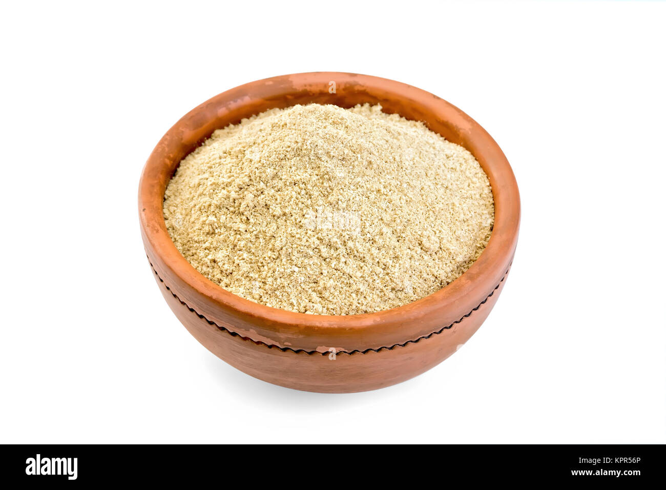 Flour sesame in bowl Stock Photo - Alamy