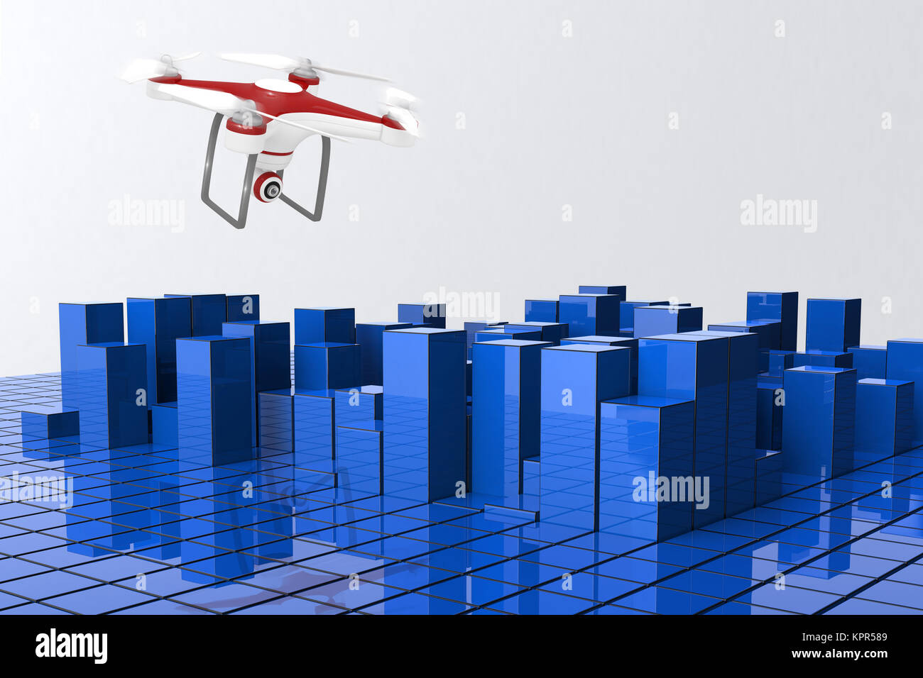 Flying drone 3d model hi-res stock photography and images - Alamy