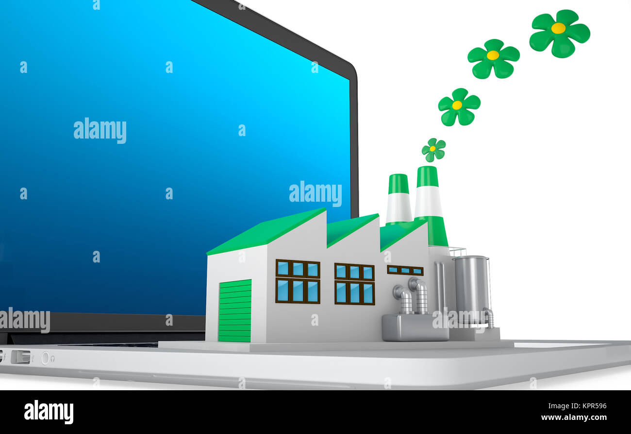 Eco Green Factory Concept High Resolution Stock Photography and Images - Alamy