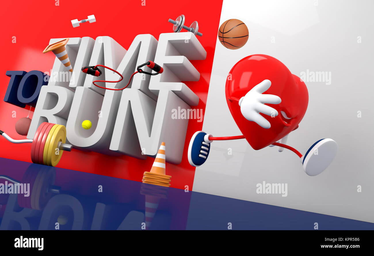 Time To Run Stock Photo - Alamy