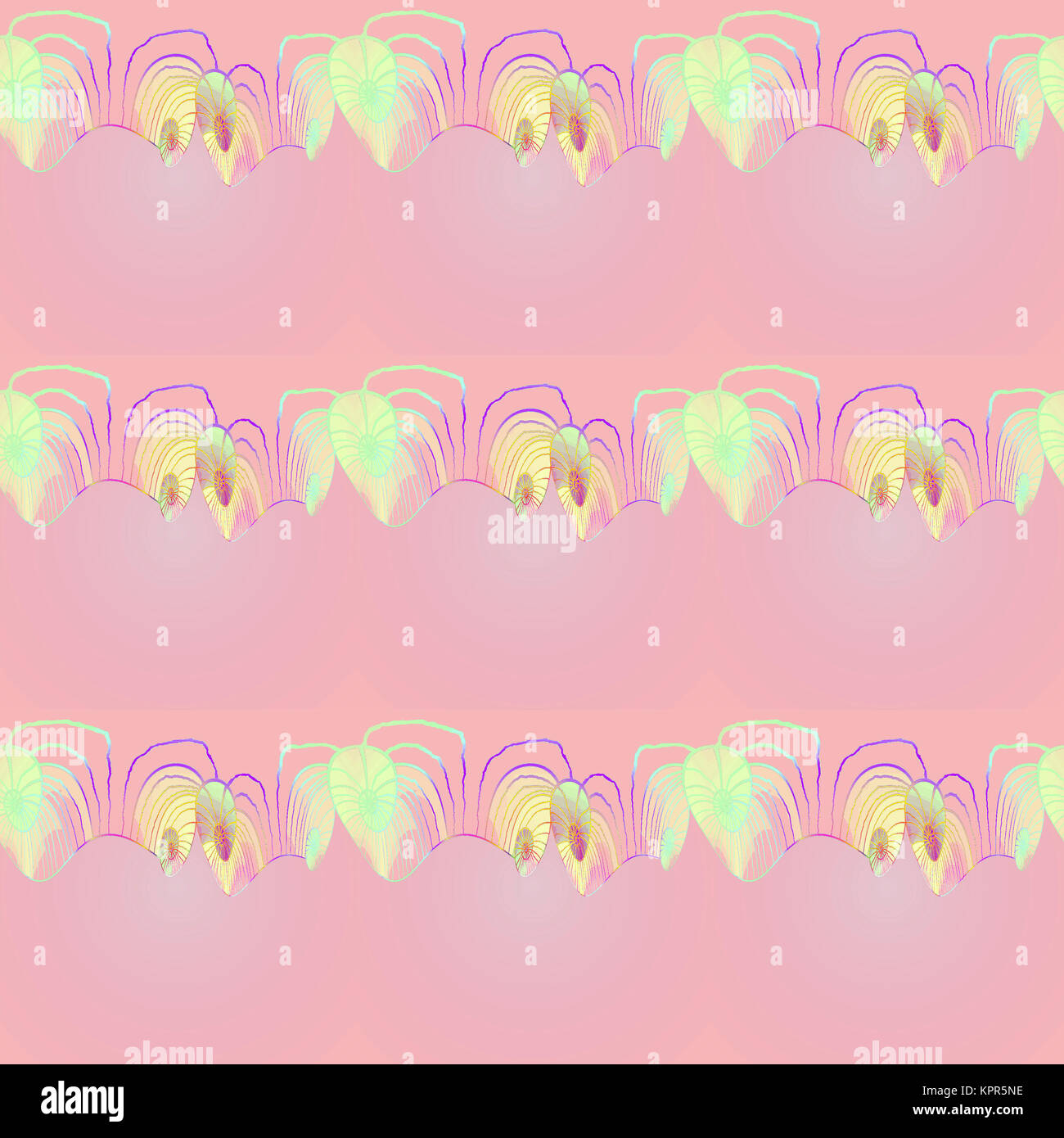 Wavy shapes in shades of pink hi-res stock photography and images - Alamy