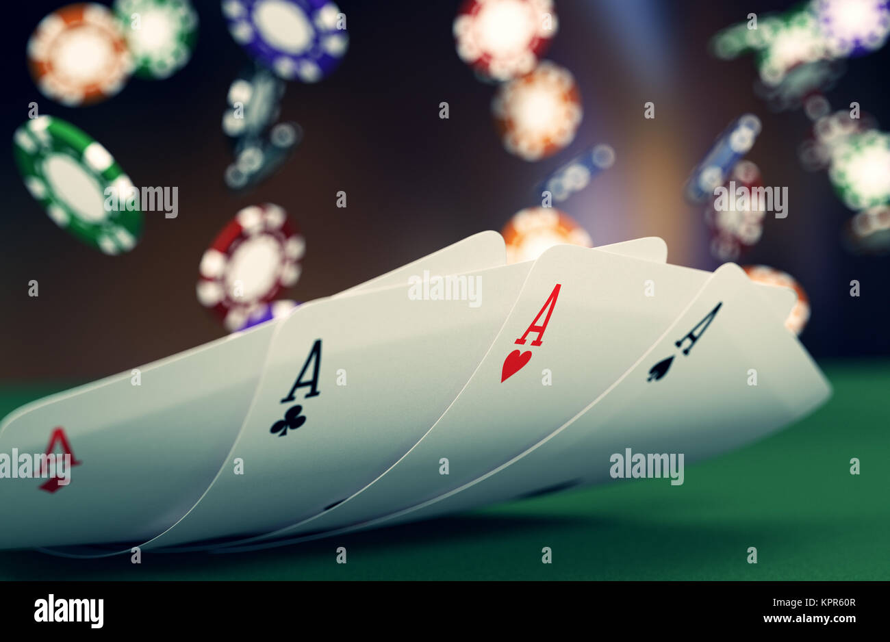 gambling, poker game Stock Photo - Alamy