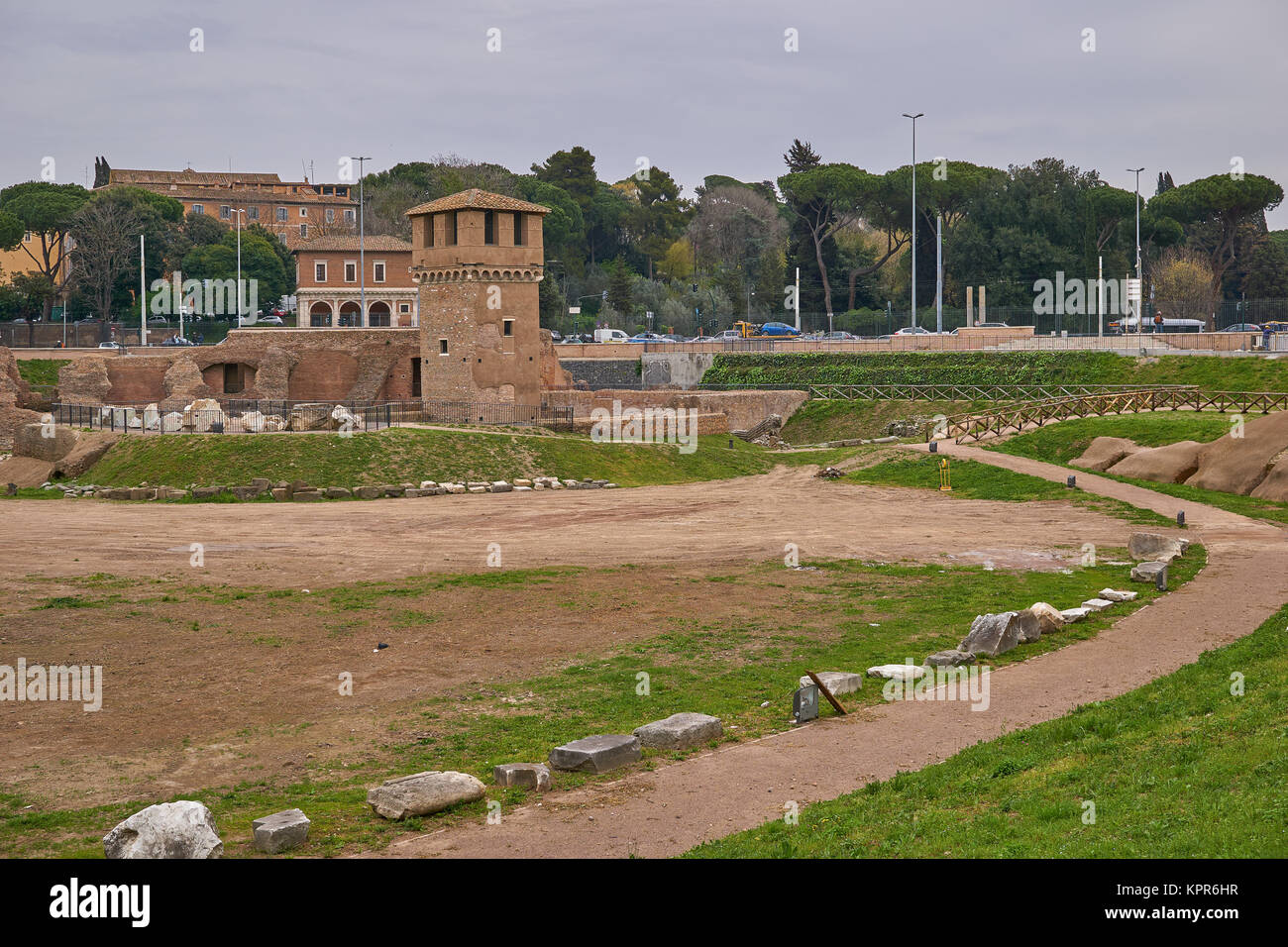 Circus maximus arena rome hi-res stock photography and images - Alamy