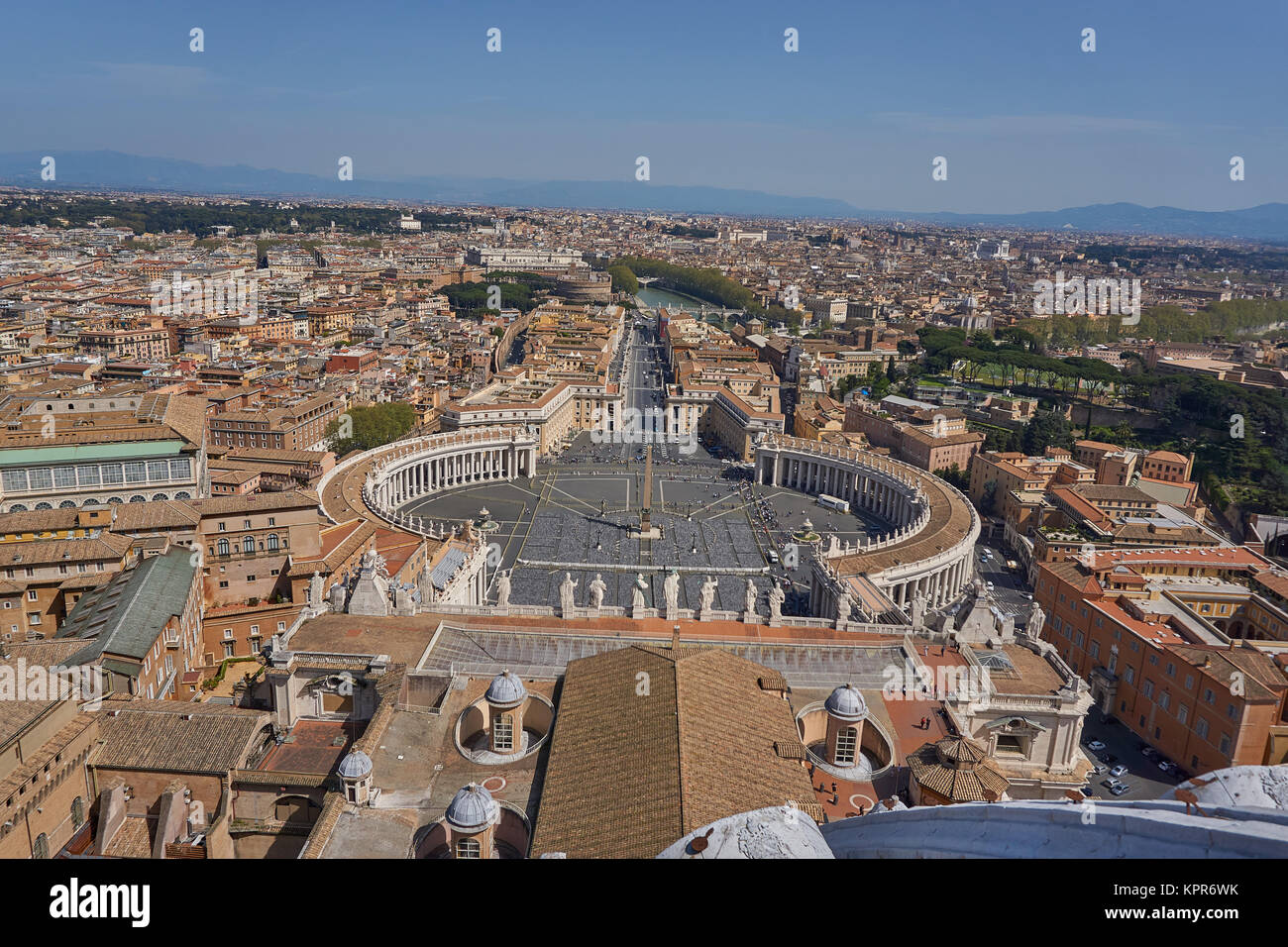 Aerial view of vatican Stock Photo - Alamy