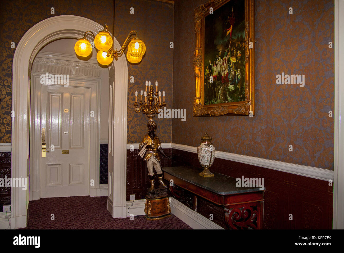 Best Western, The Queen Hotel Chester, lobby, stairs, stairwell ...