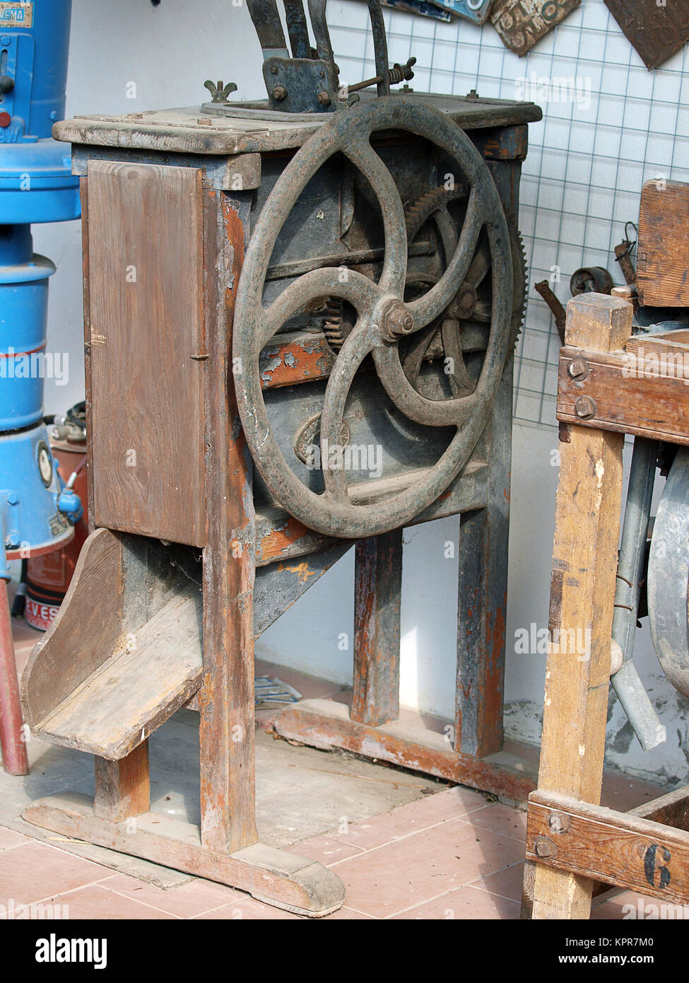 old agricultural tools Stock Photo - Alamy