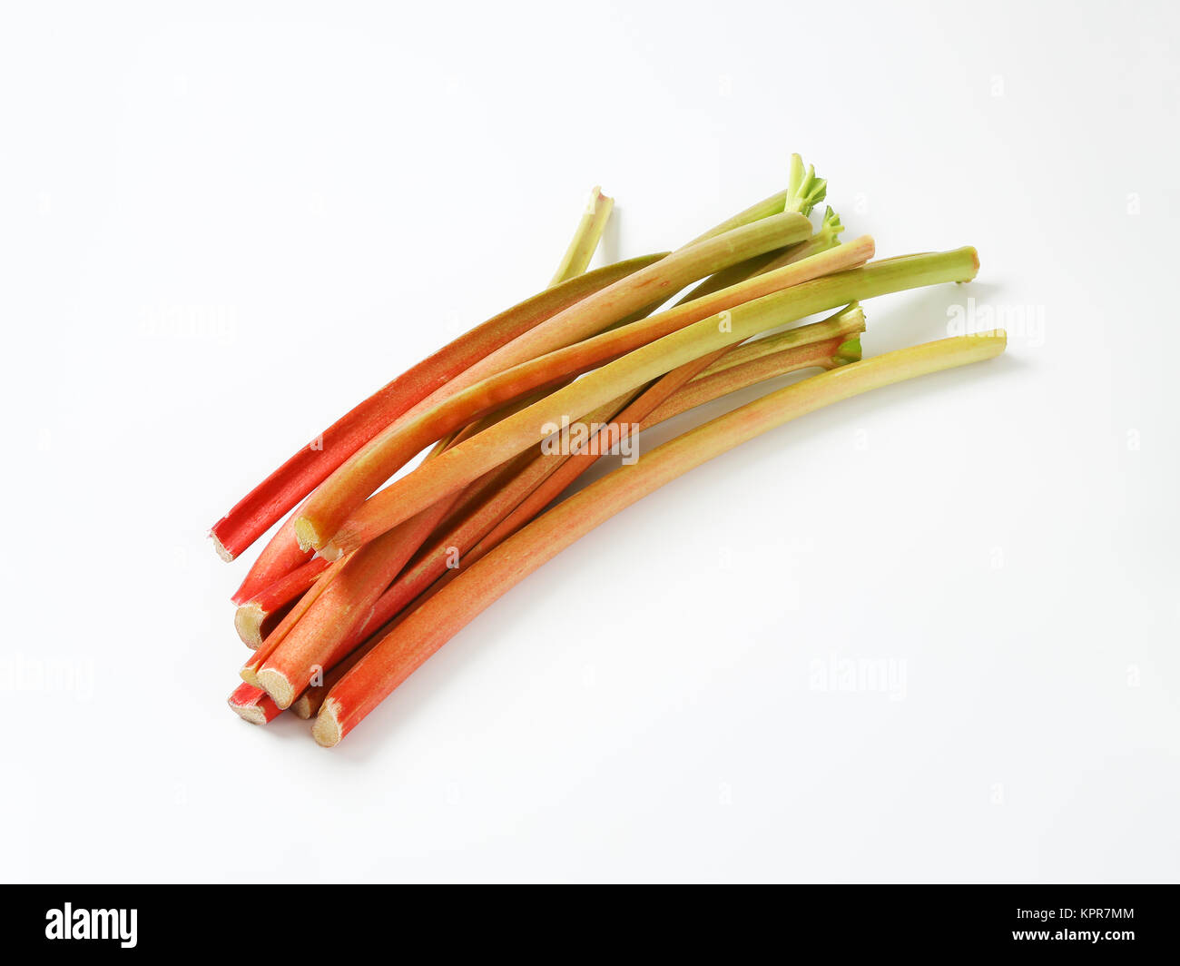fresh rhubarb stalks Stock Photo - Alamy