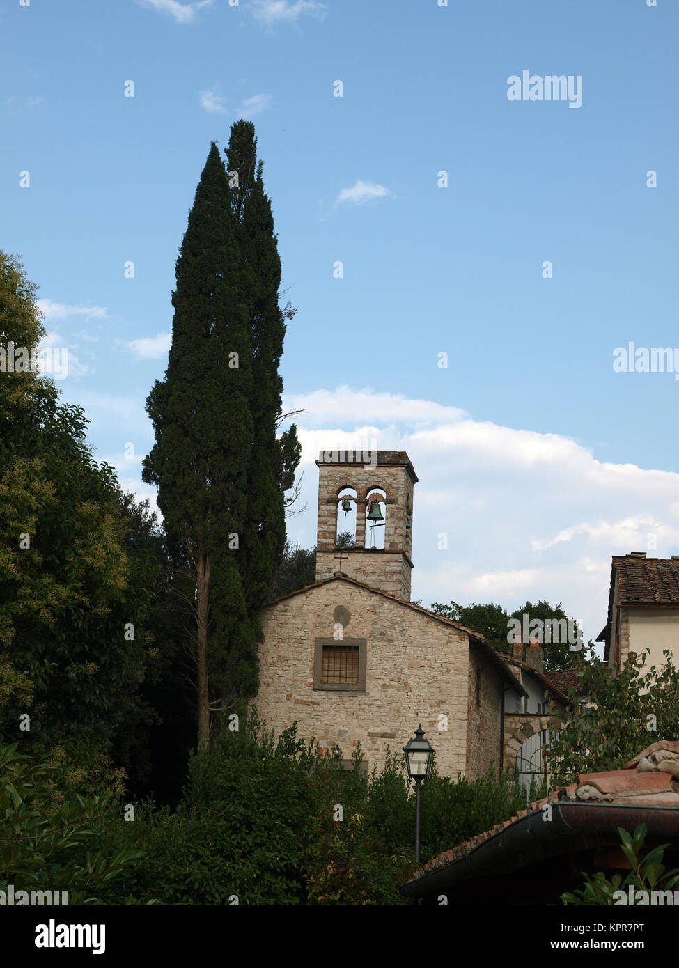 A small rural church in Tuscany Stock Photo - Alamy