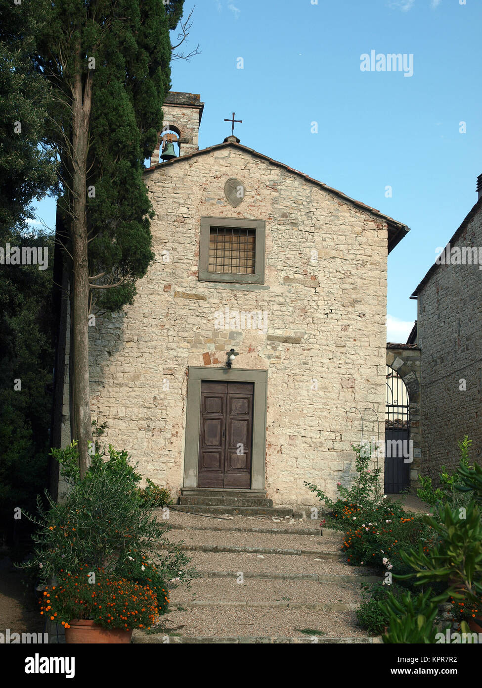 A small rural church in Tuscany Stock Photo - Alamy