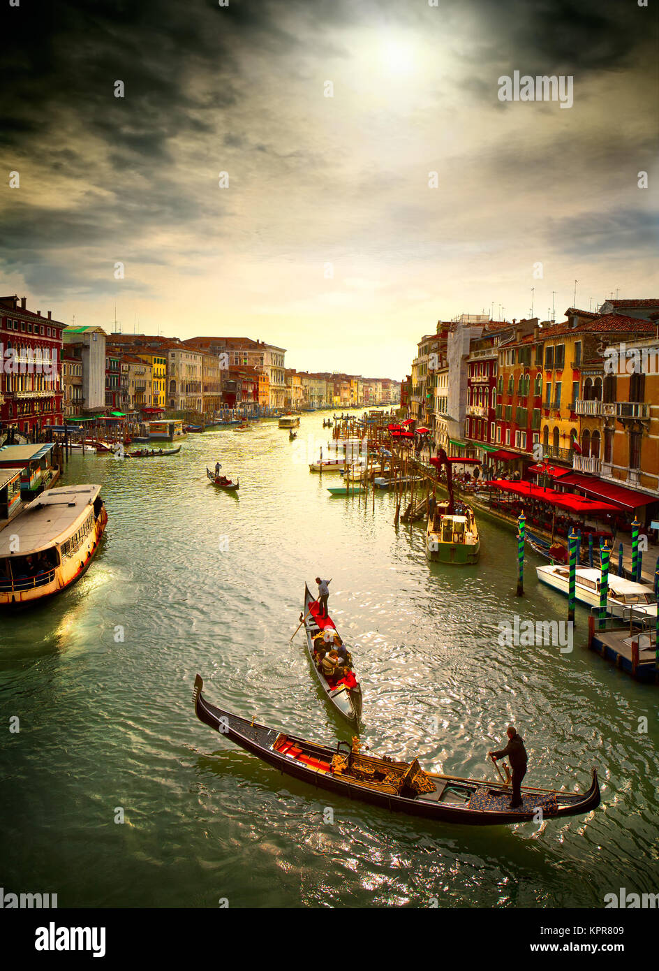 Beautiful scene gondolas on hi-res stock photography and images - Alamy