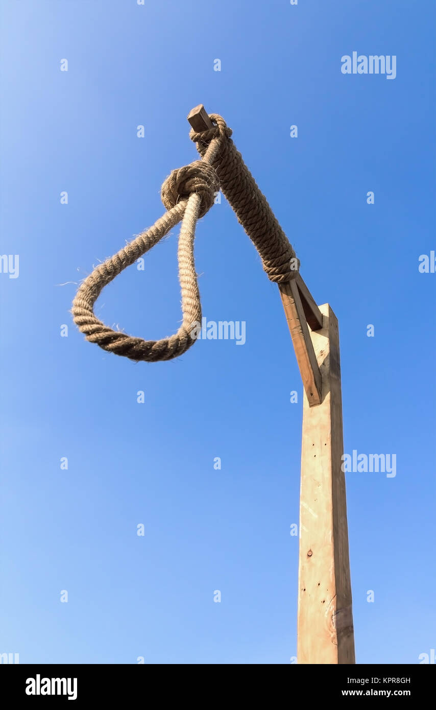Executioner and the gallows hi-res stock photography and images - Alamy