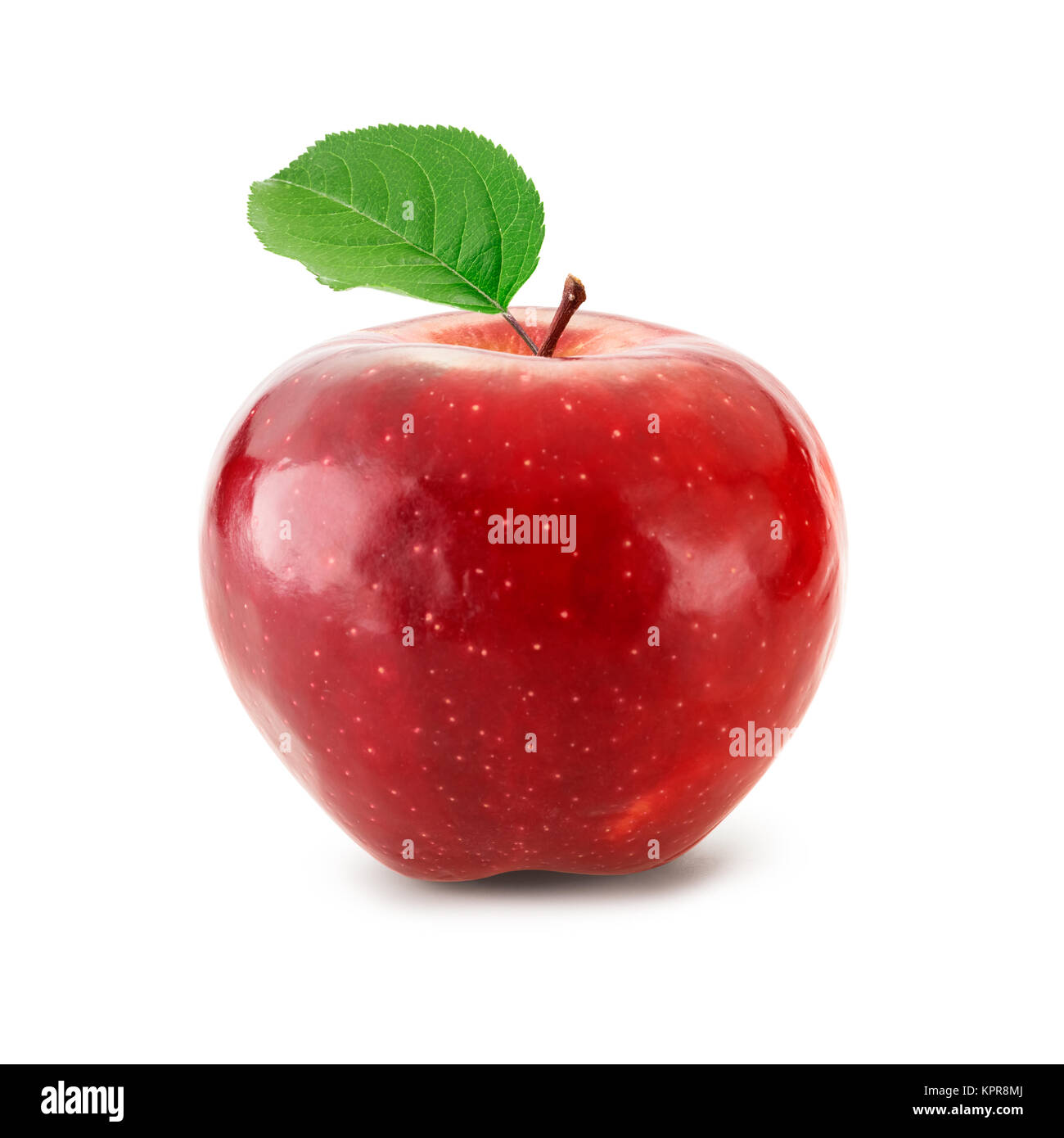 Red apple isolated Stock Photo - Alamy
