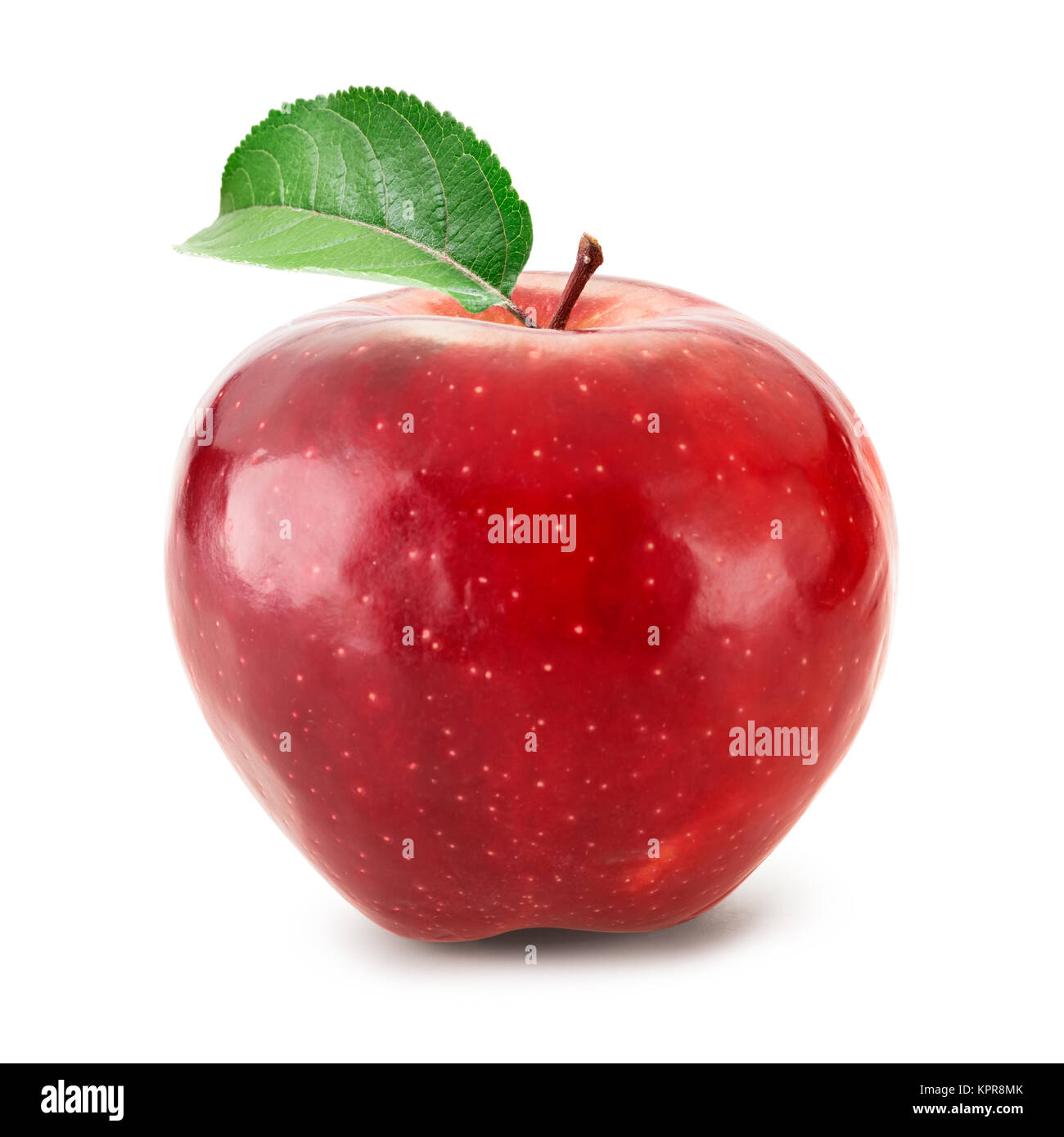Red apple isolated Stock Photo - Alamy