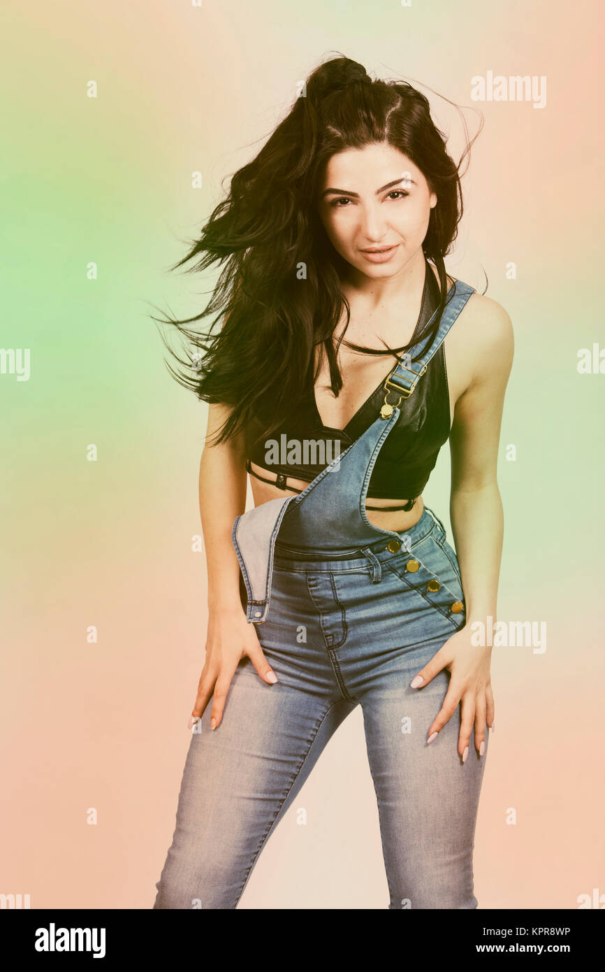 young woman dancing Stock Photo - Alamy