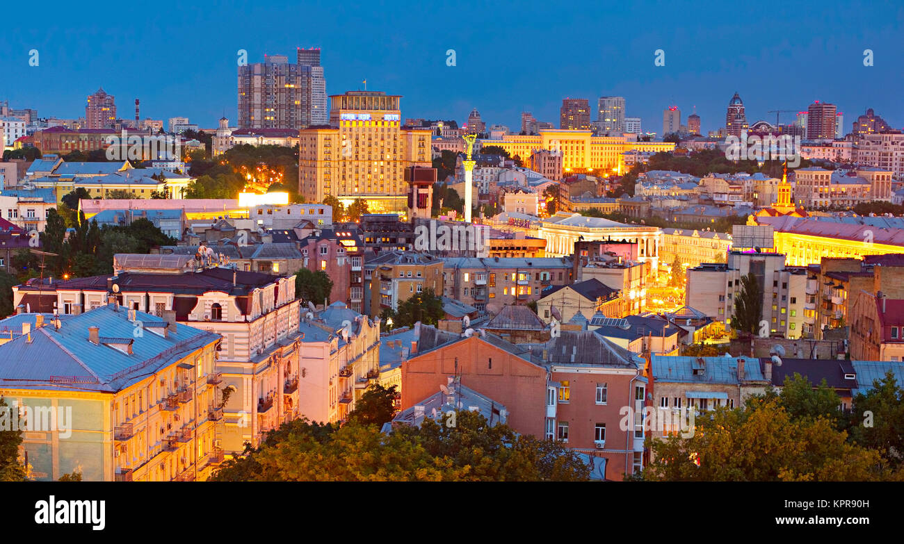 Kiev city center. Ukraine Stock Photo - Alamy