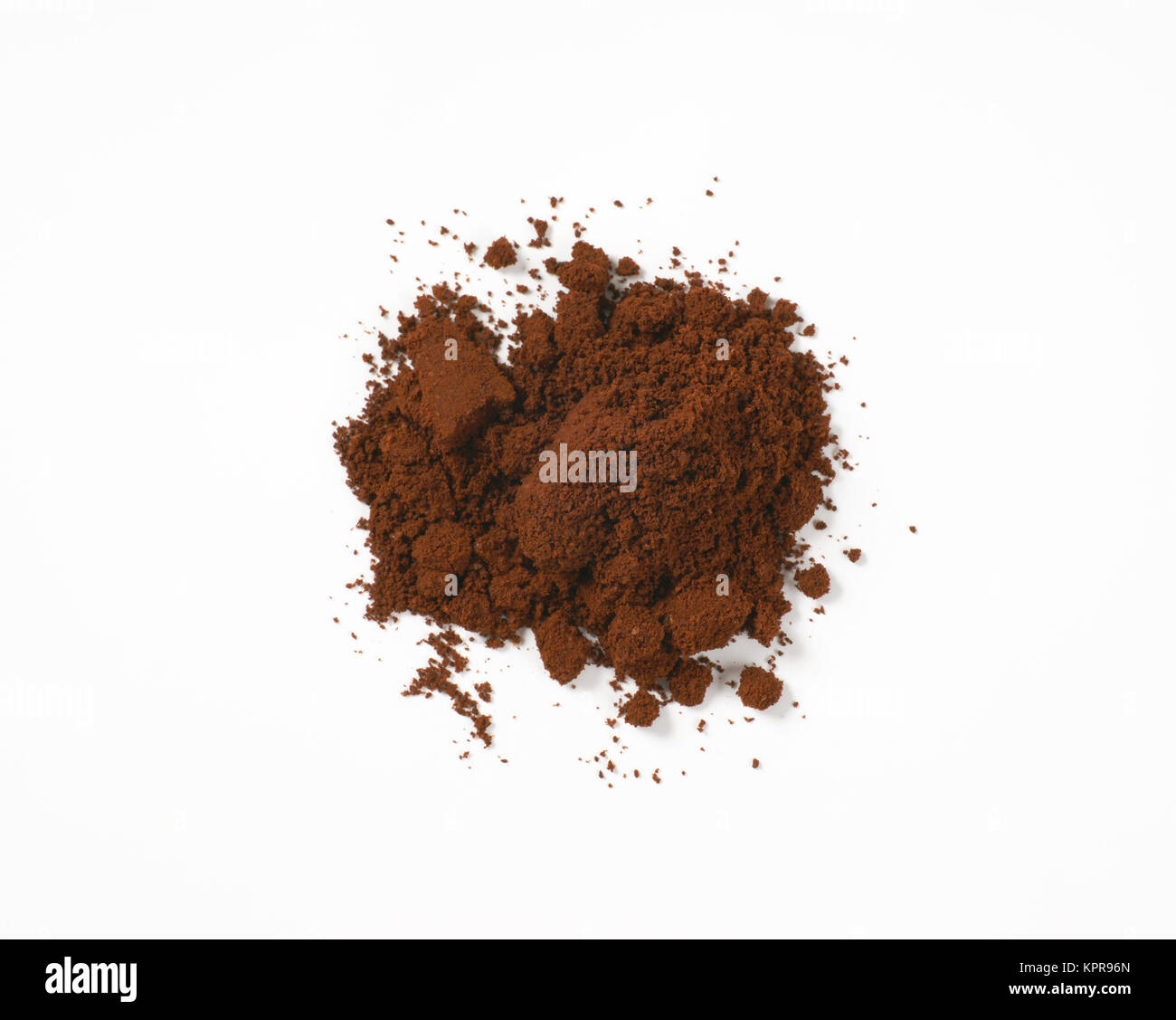 heap of ground coffee Stock Photo - Alamy