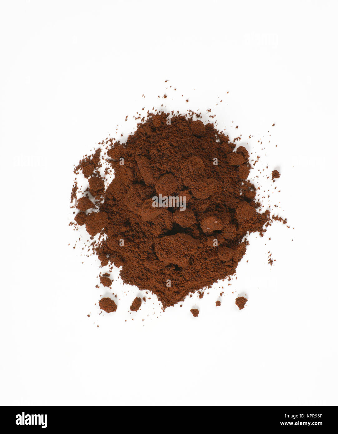 heap of ground coffee Stock Photo - Alamy