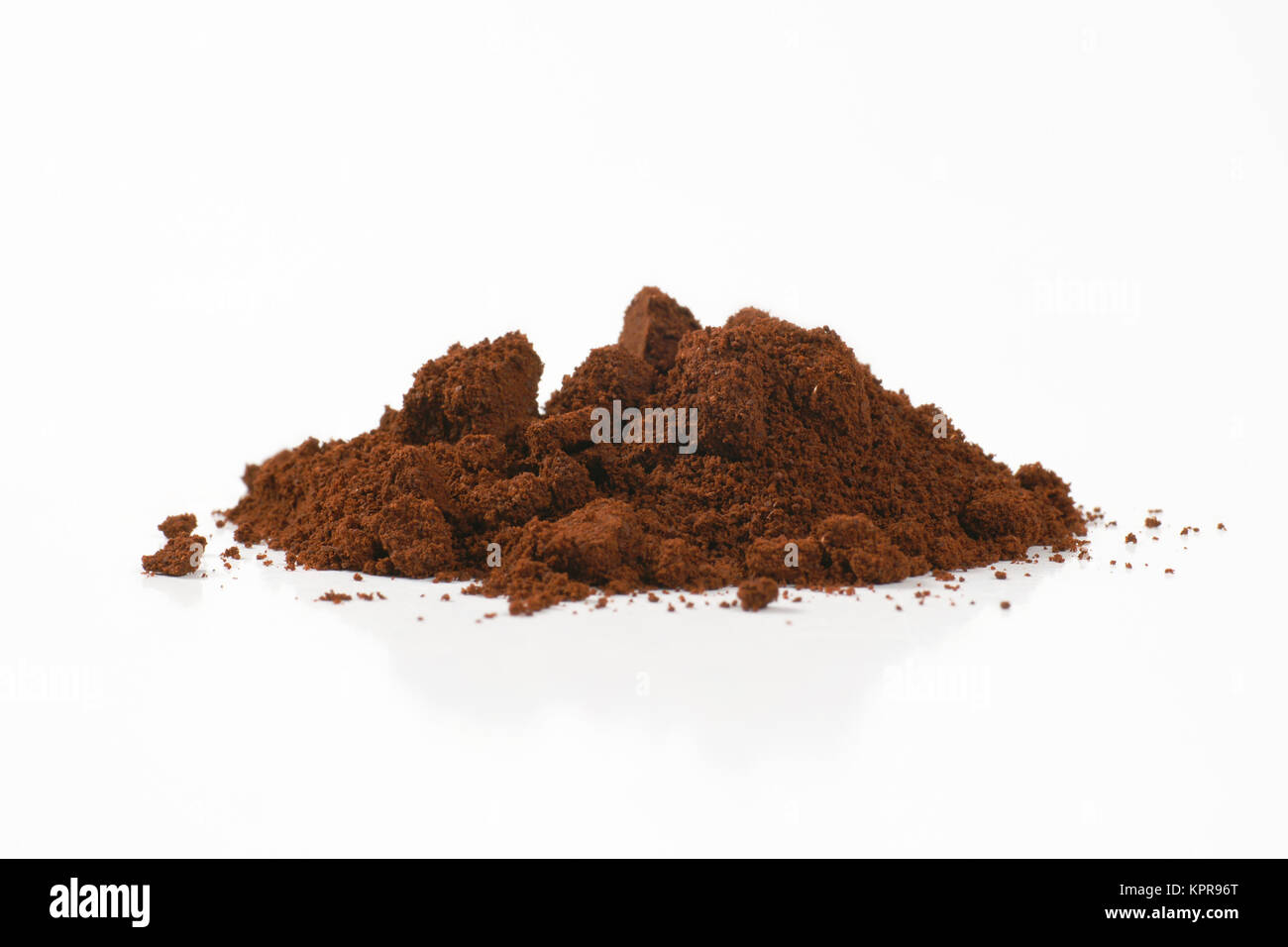 heap of ground coffee Stock Photo - Alamy