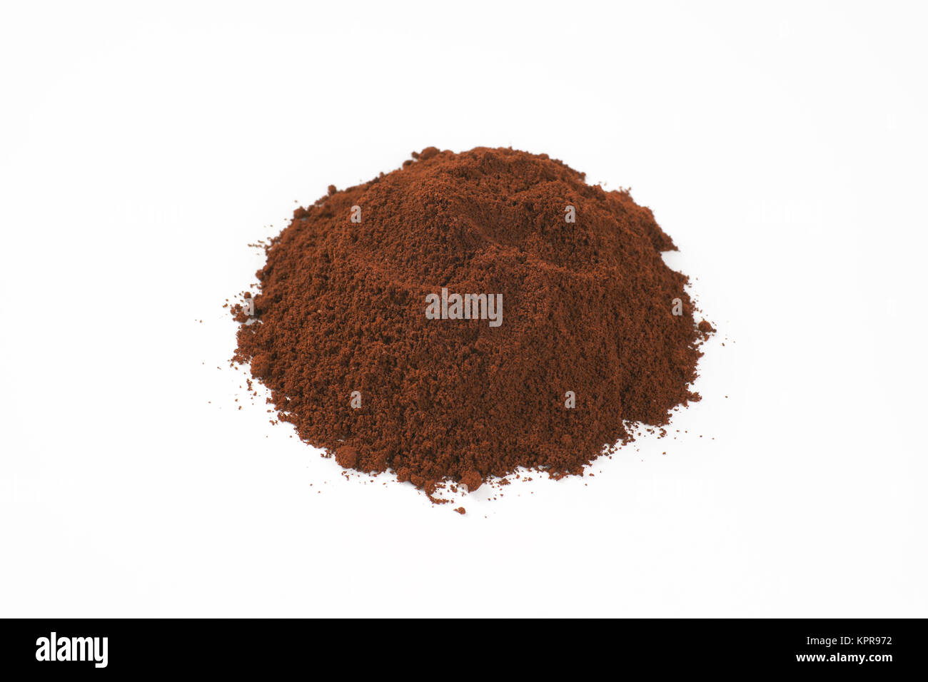 heap of ground coffee Stock Photo - Alamy