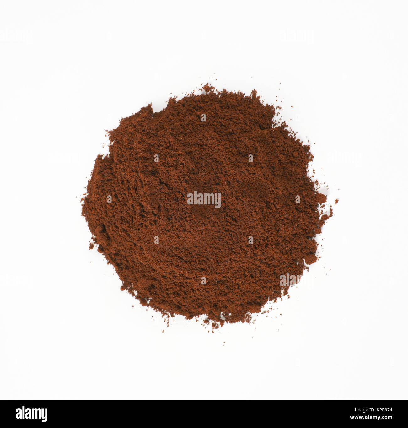heap of ground coffee Stock Photo - Alamy