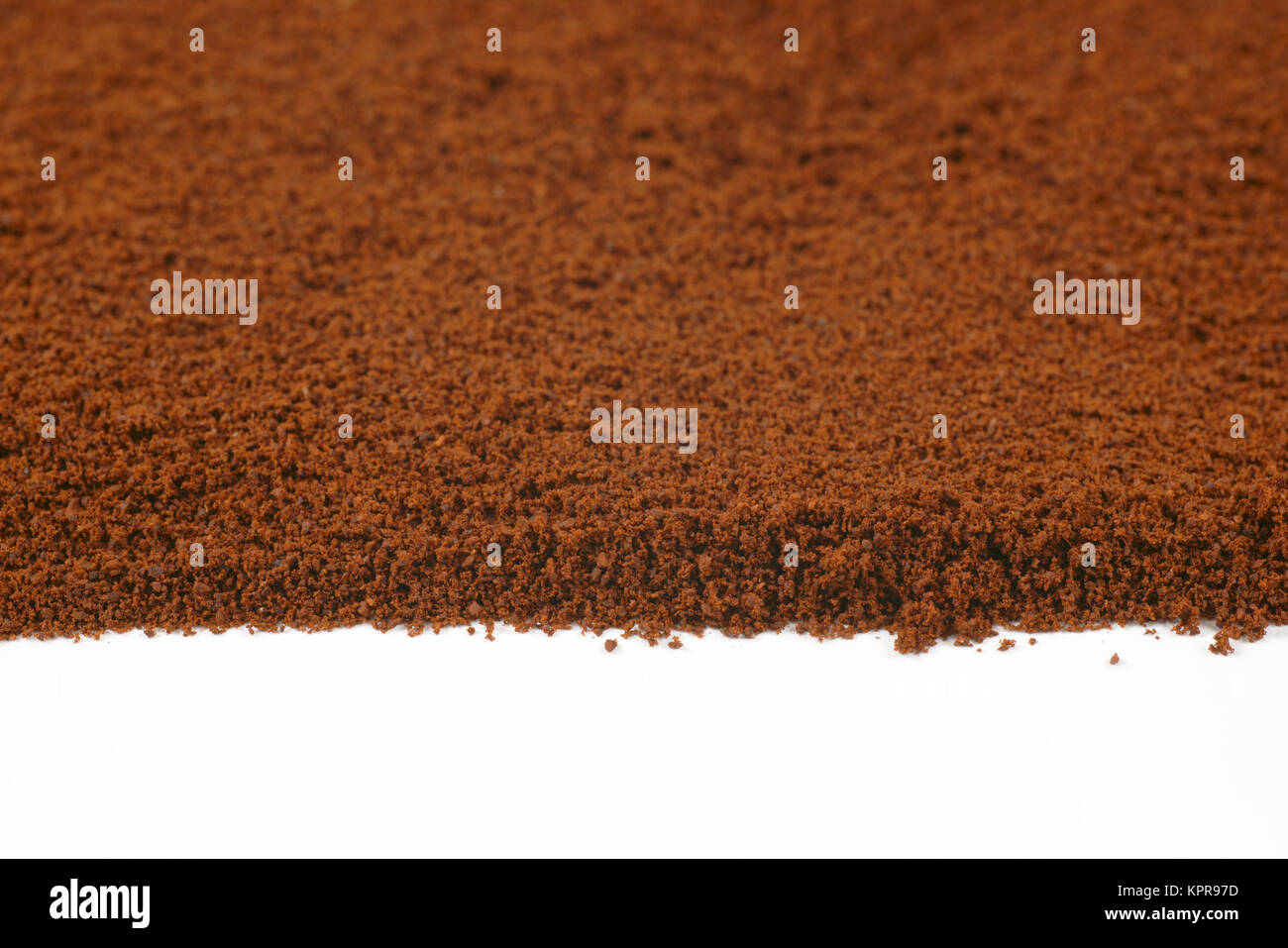 freshly ground coffee Stock Photo - Alamy