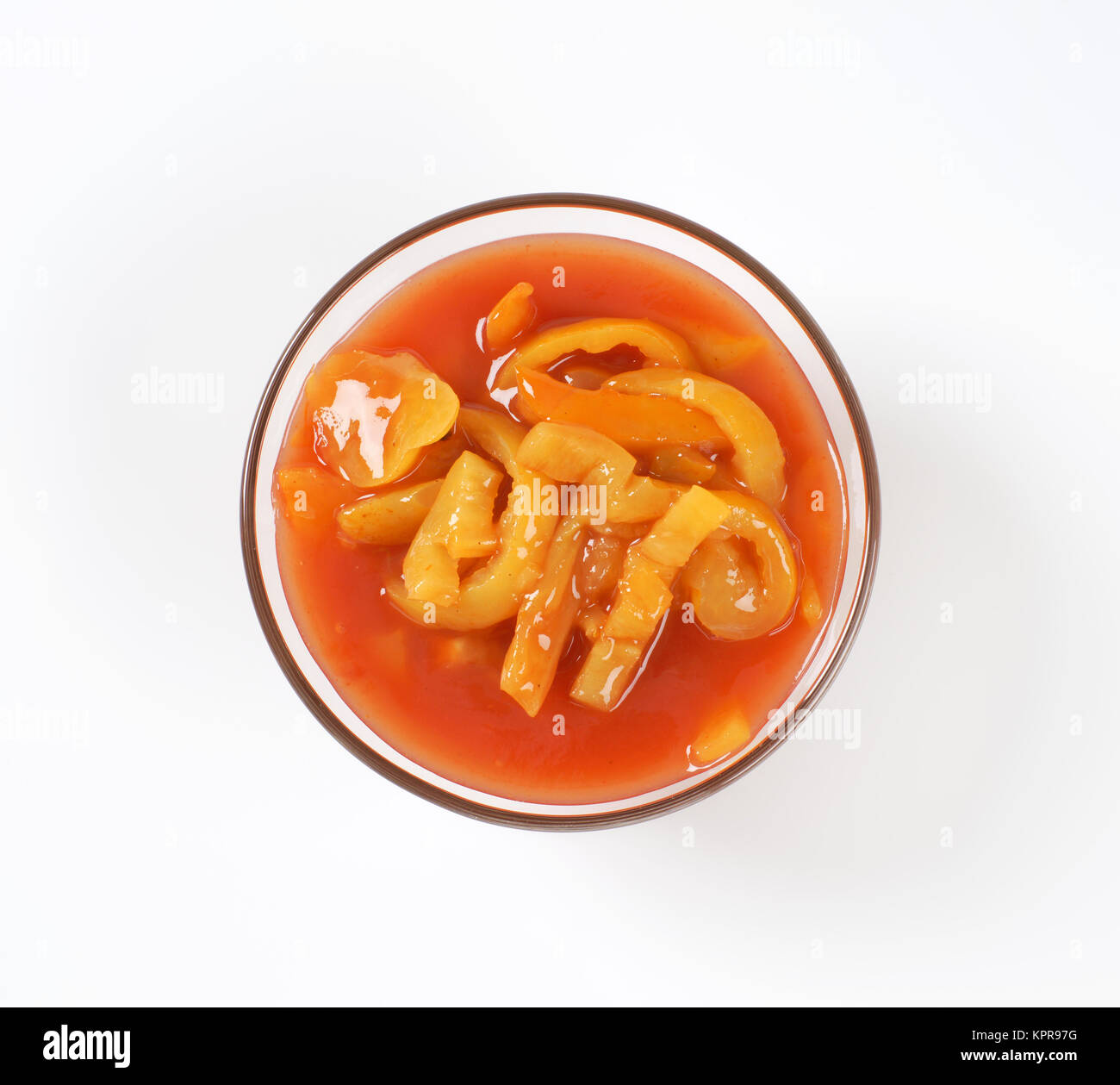 stewed peppers in tomato sauce Stock Photo - Alamy