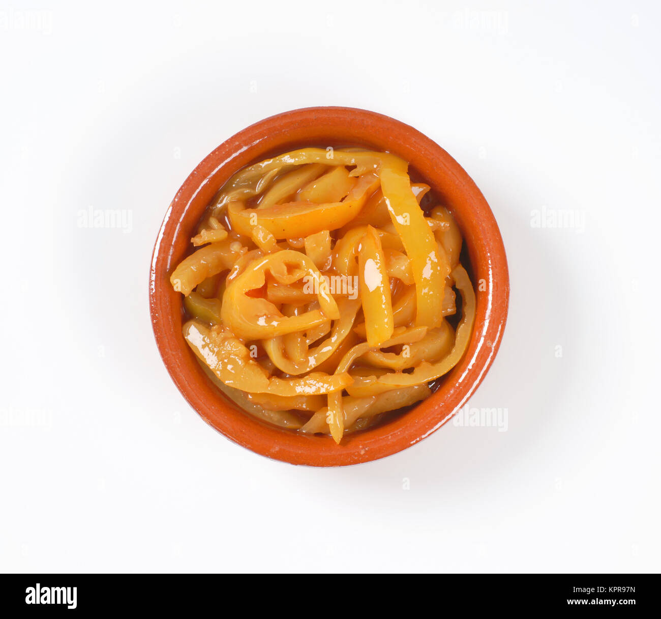 stewed sliced peppers Stock Photo - Alamy