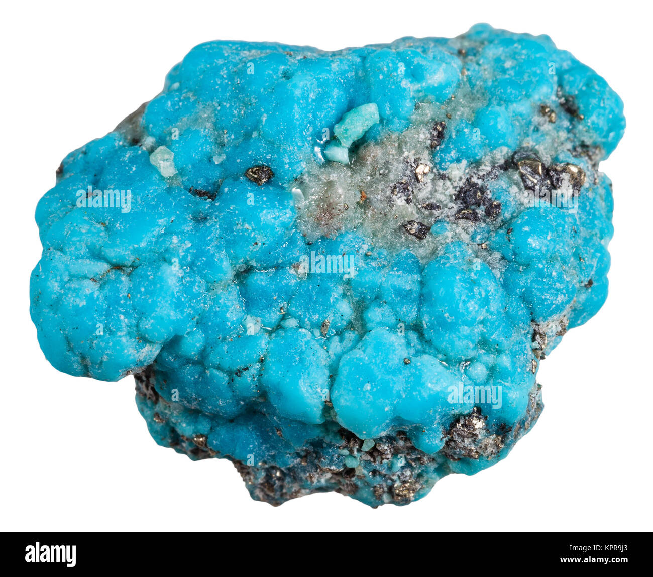 piece of blue Turquoise gemstone from Mexico Stock Photo - Alamy