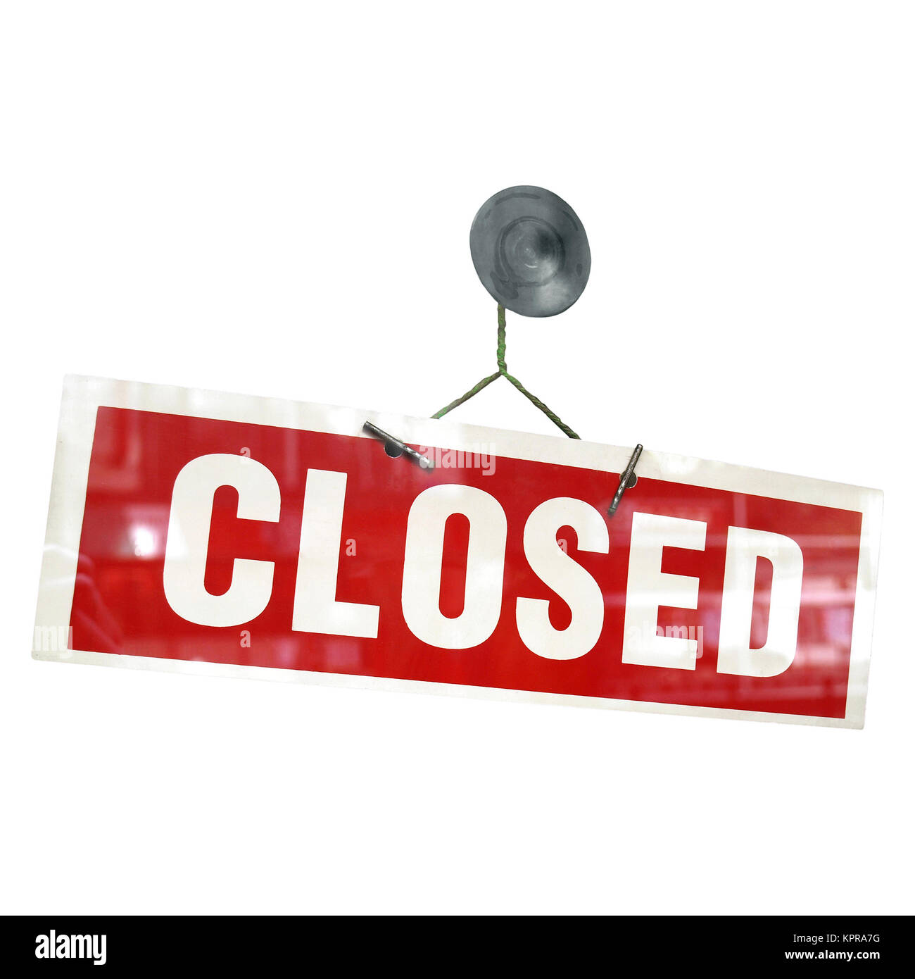 Red closed sign Stock Photo - Alamy