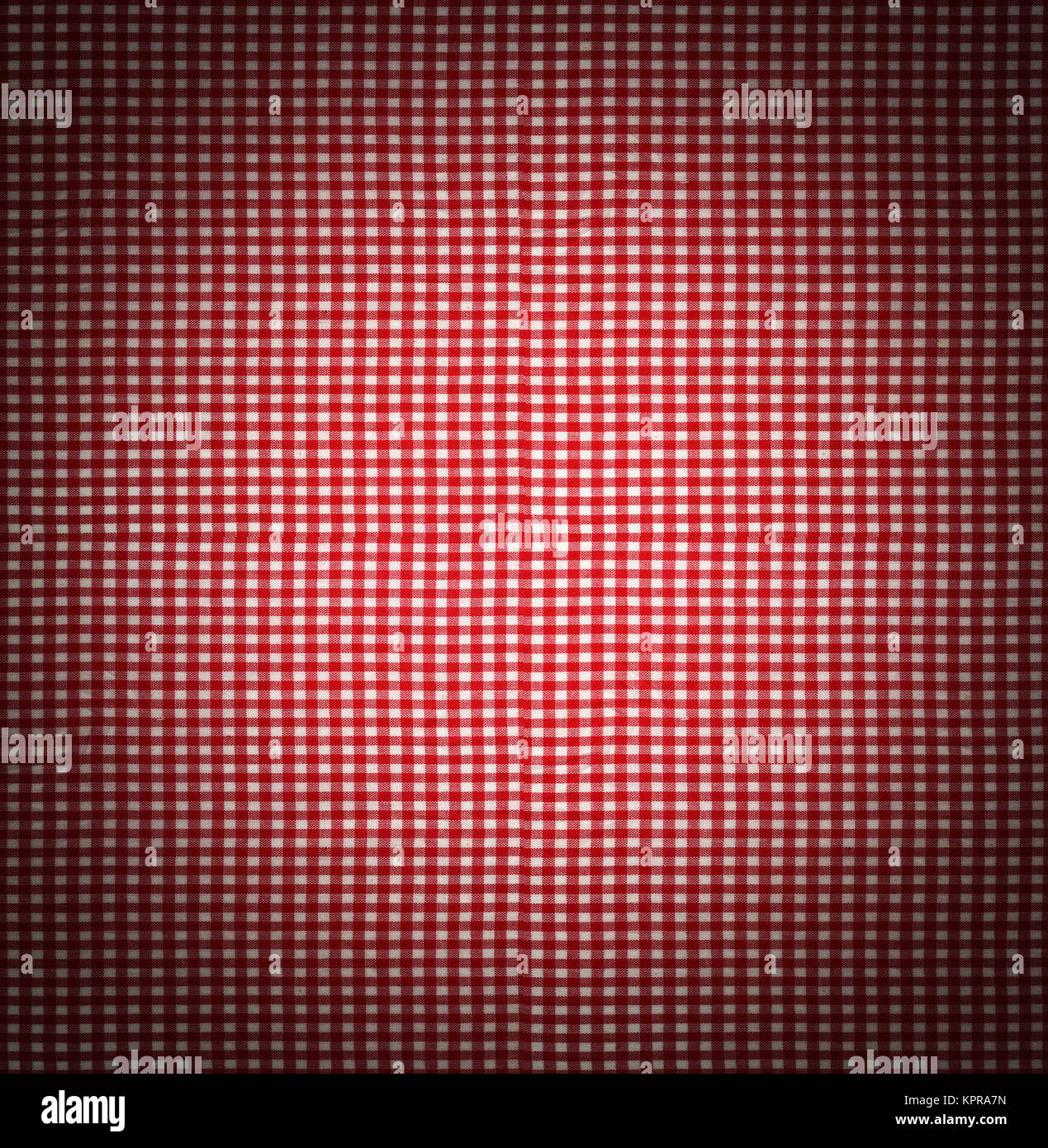 Seamless tileable texture - red checkered tablecloth fabric Stock Photo ...