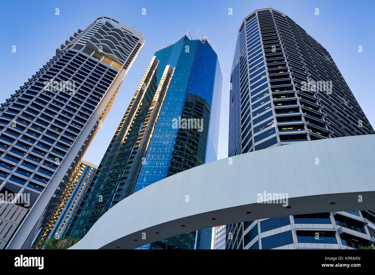 Brisbane skyscrapers in eagle street hi-res stock photography and ...