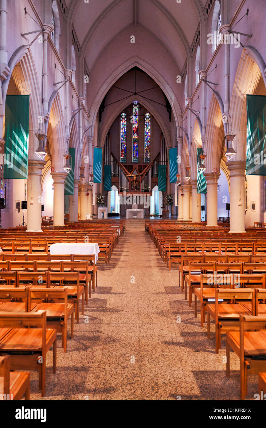 The Cathedral of St. Stephen in Brisbane, Queensland, Australia Stock ...