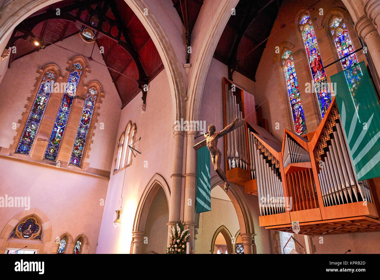 The Cathedral of St. Stephen in Brisbane, Queensland, Australia Stock ...