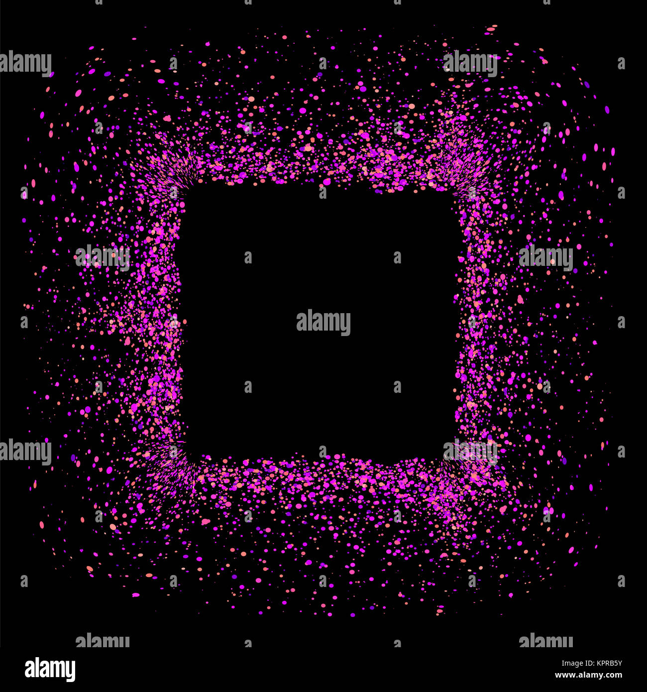 Vector Pink Square Frame Stock Photo - Alamy