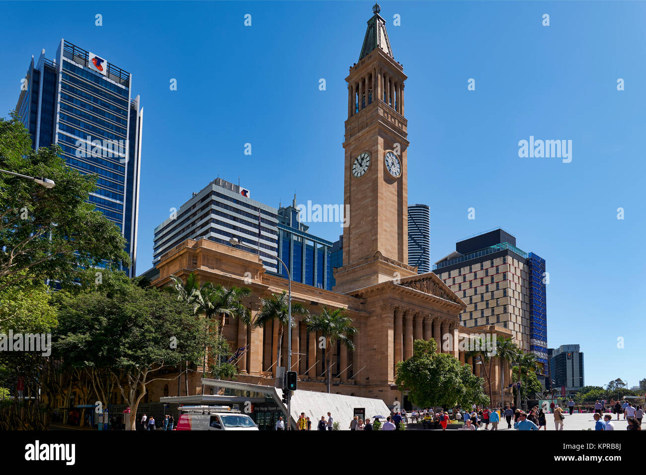 The Town Hall in Brisbane, Queensland, Australia Stock Photo - Alamy