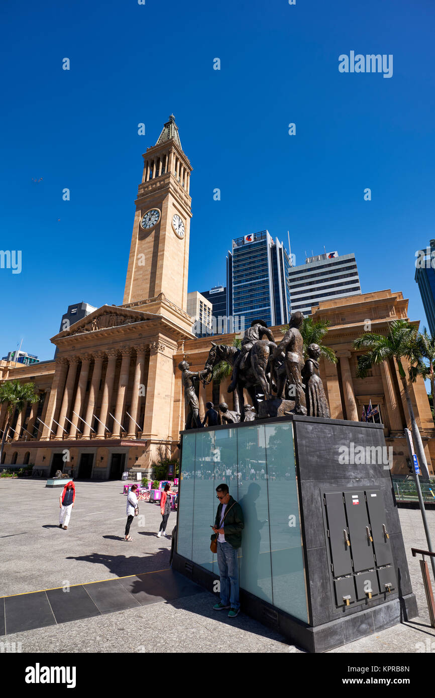 The Town Hall in Brisbane, Queensland, Australia Stock Photo - Alamy