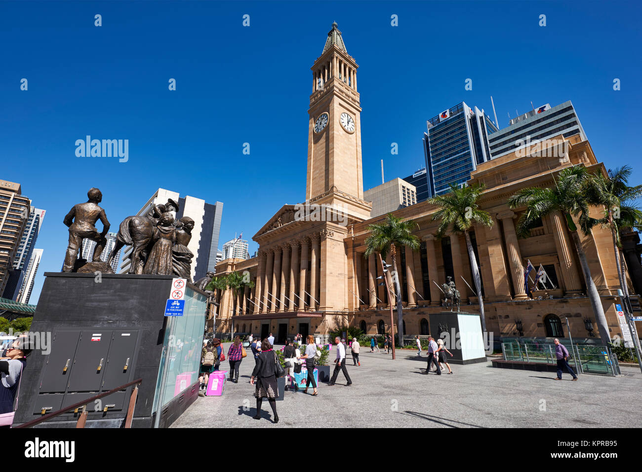 The Town Hall in Brisbane, Queensland, Australia Stock Photo - Alamy