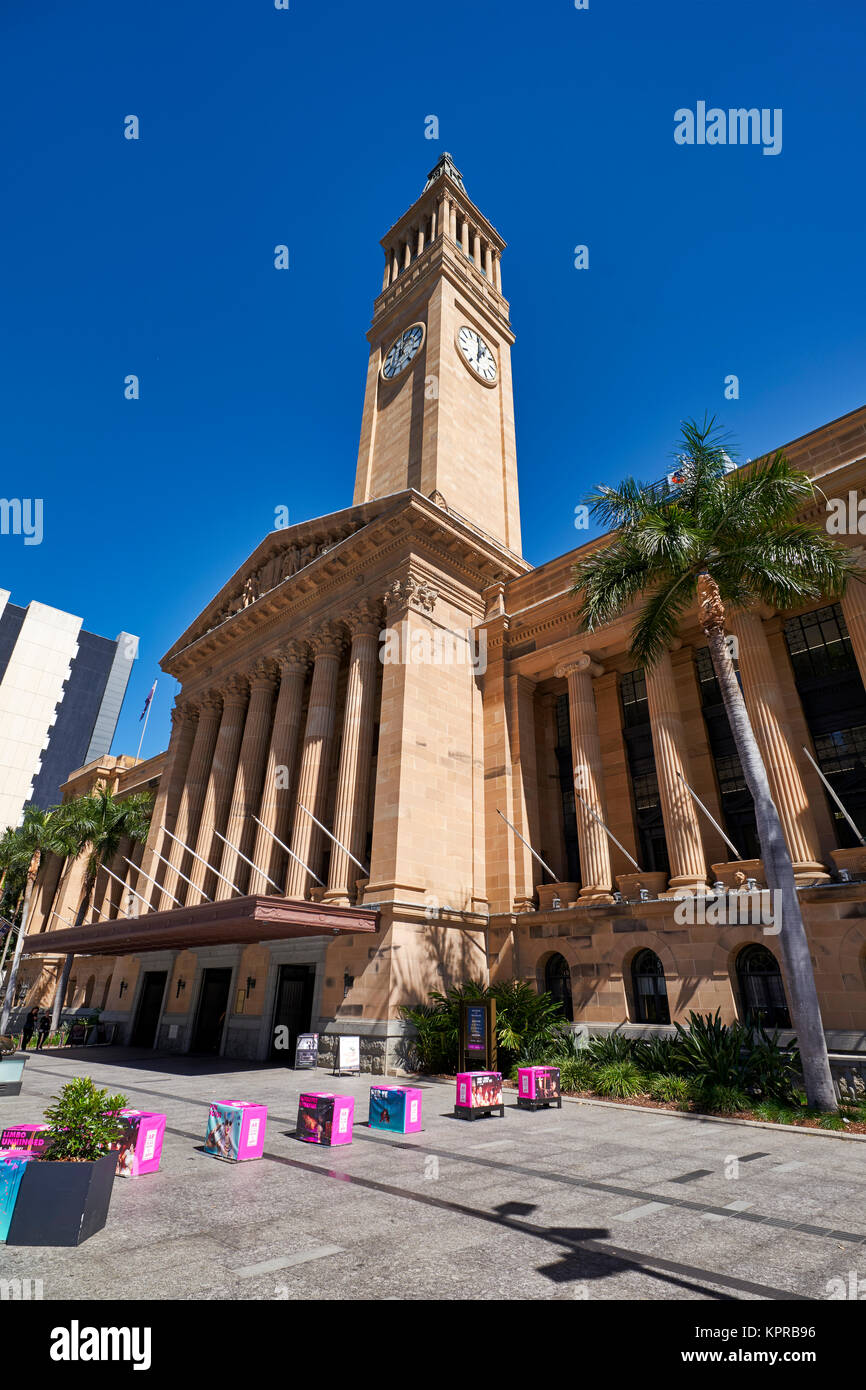 The Town Hall in Brisbane, Queensland, Australia Stock Photo - Alamy