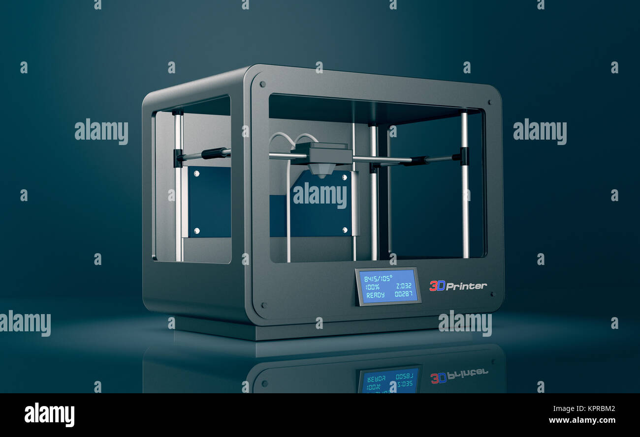 3d render dimensional printer hi-res stock photography and images - Alamy