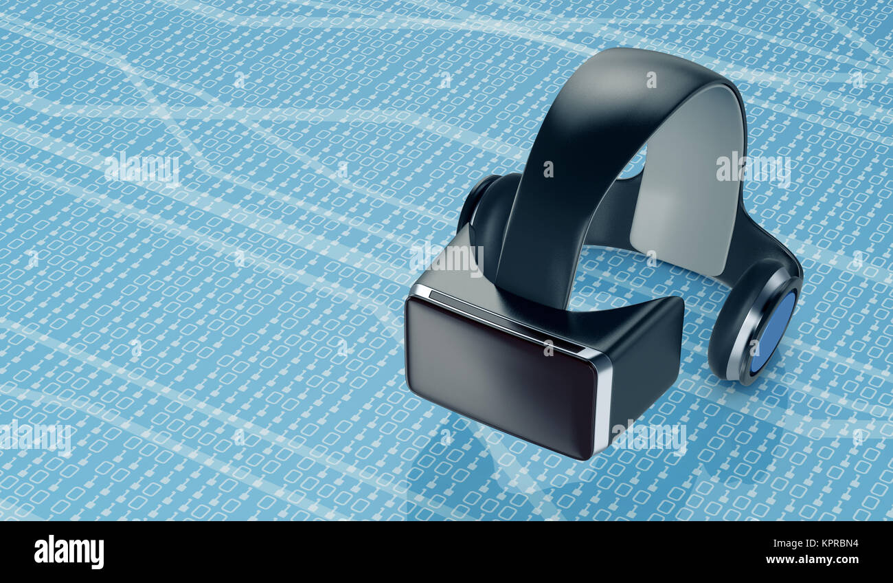virtual reality headset Stock Photo - Alamy