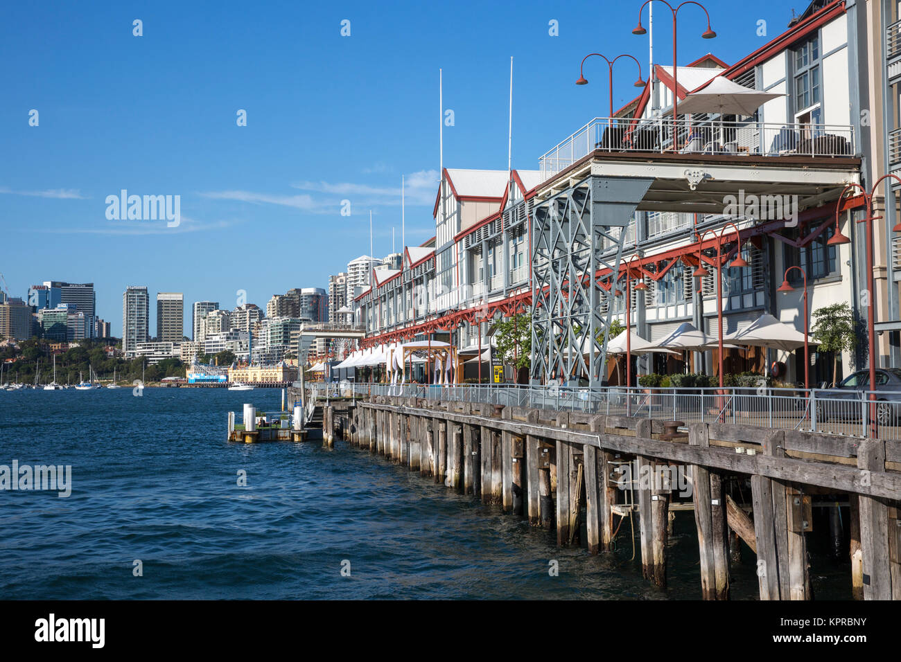 Walsh Bay and Pier 1 wharf in Sydney city centre,NSW, Australia Stock ...