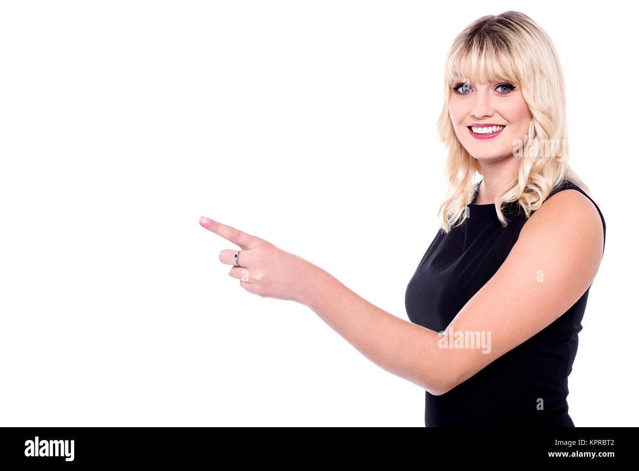 Point finger choose something Cut Out Stock Images & Pictures - Alamy