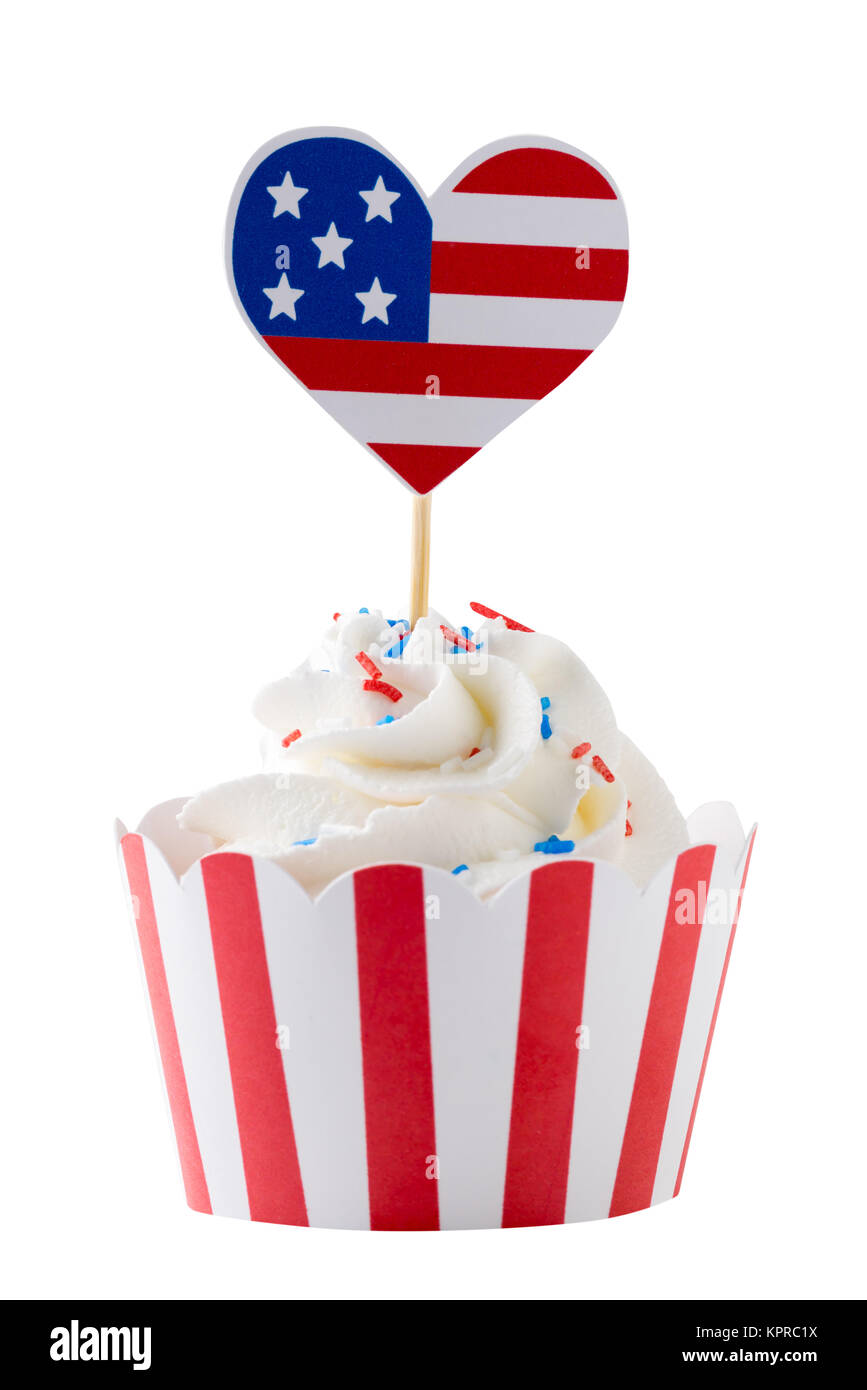 Independence day cupcake Stock Photo - Alamy