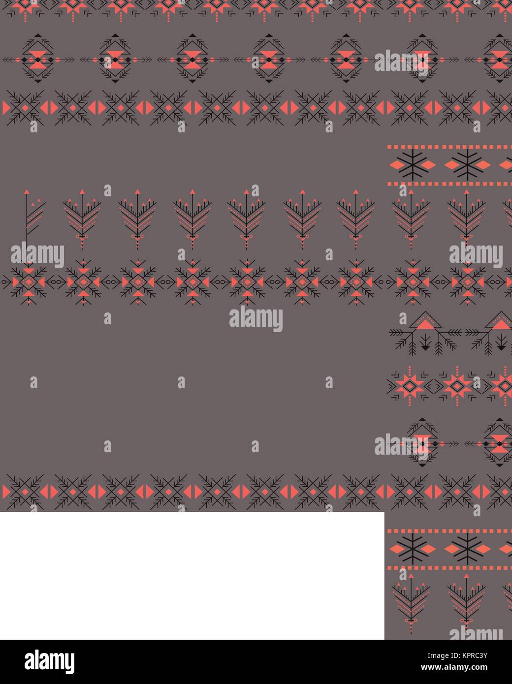 Tribal pattern doodle Stock Vector Images - Alamy