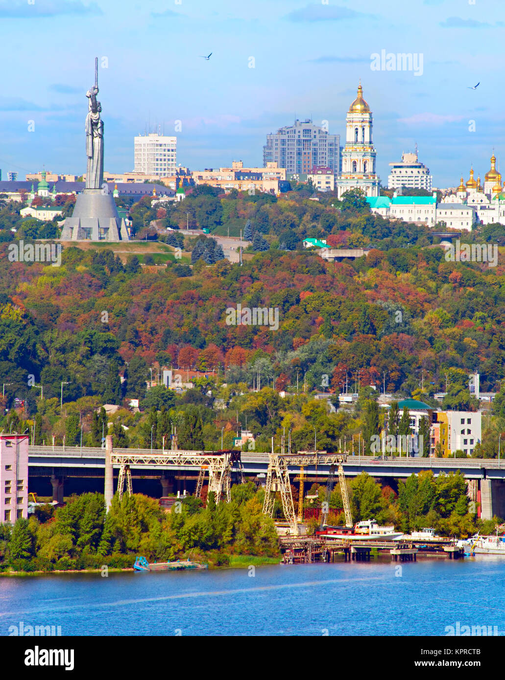 Kyiv skyline, Ukraine Stock Photo - Alamy
