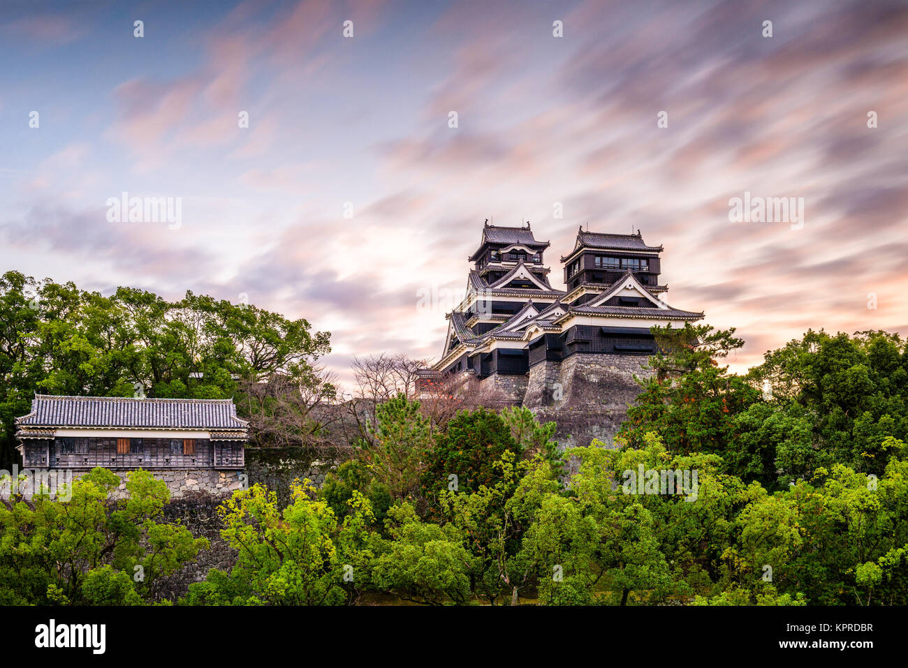 Kumamoto, Japan at Kumamoto Castle Stock Photo - Alamy