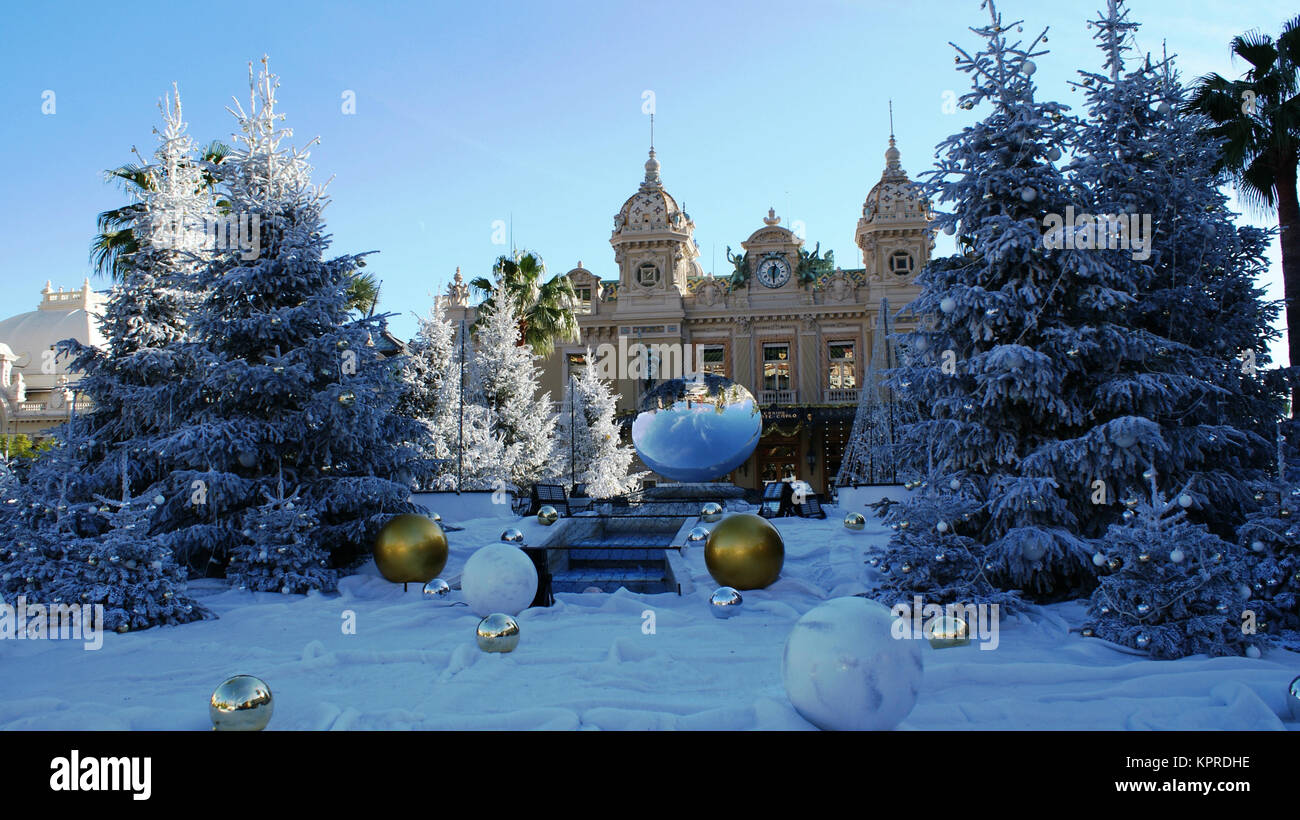 Winter in Monaco, Monte Carlo Stock Photo - Alamy