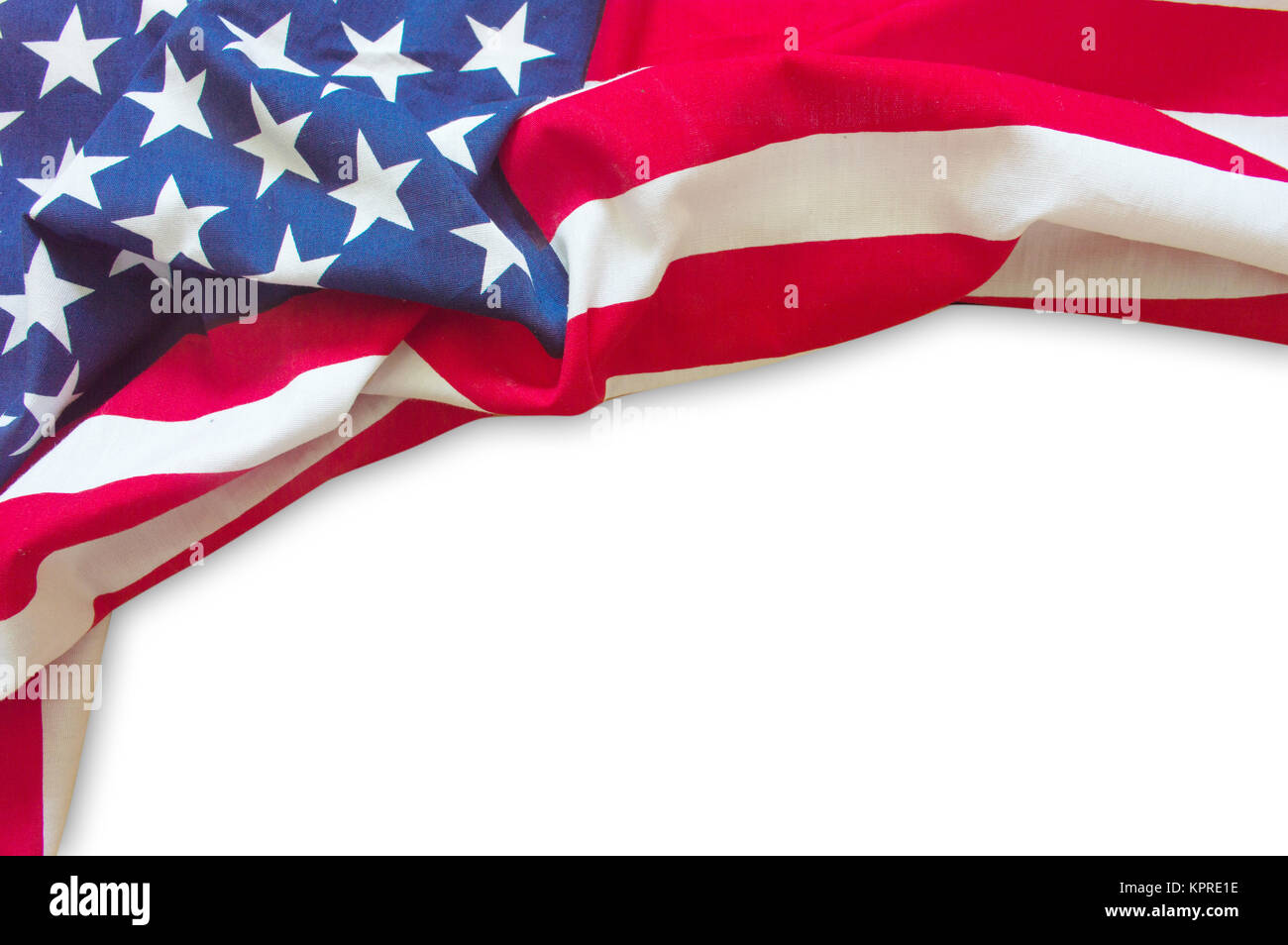 American flag border isolated Stock Photo - Alamy