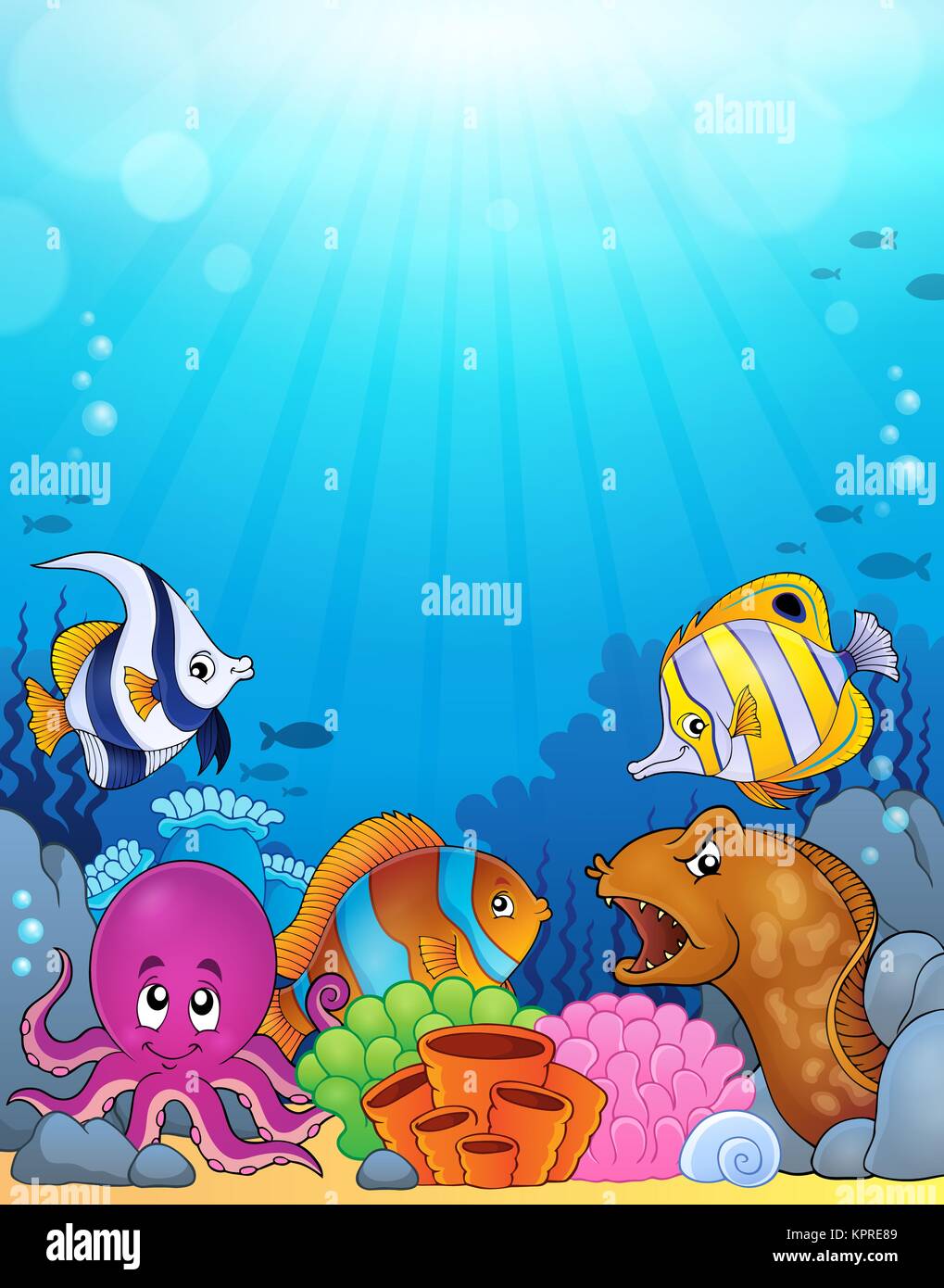 Ocean underwater theme background 5 Stock Photo - Alamy