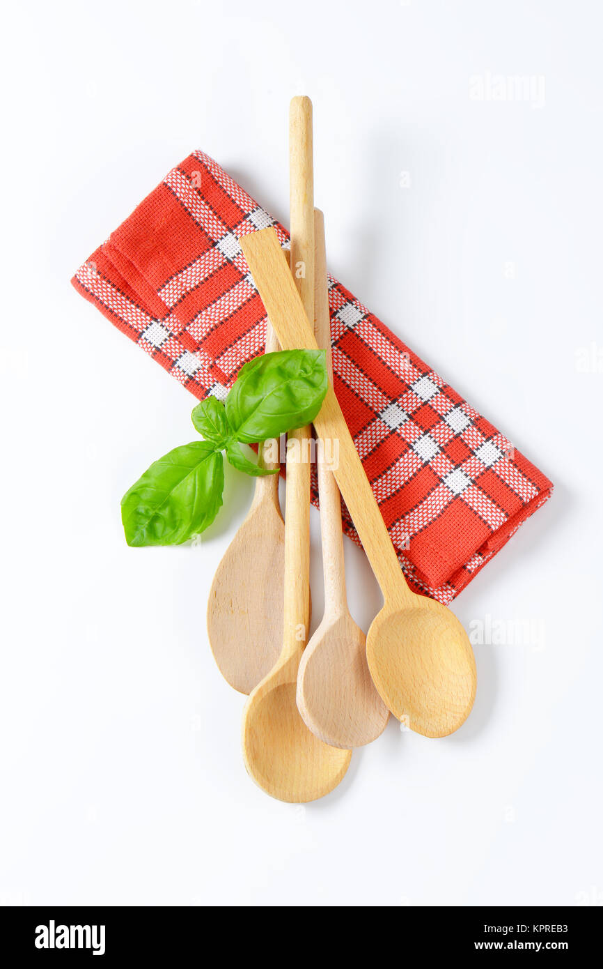 group of wooden spoons Stock Photo - Alamy